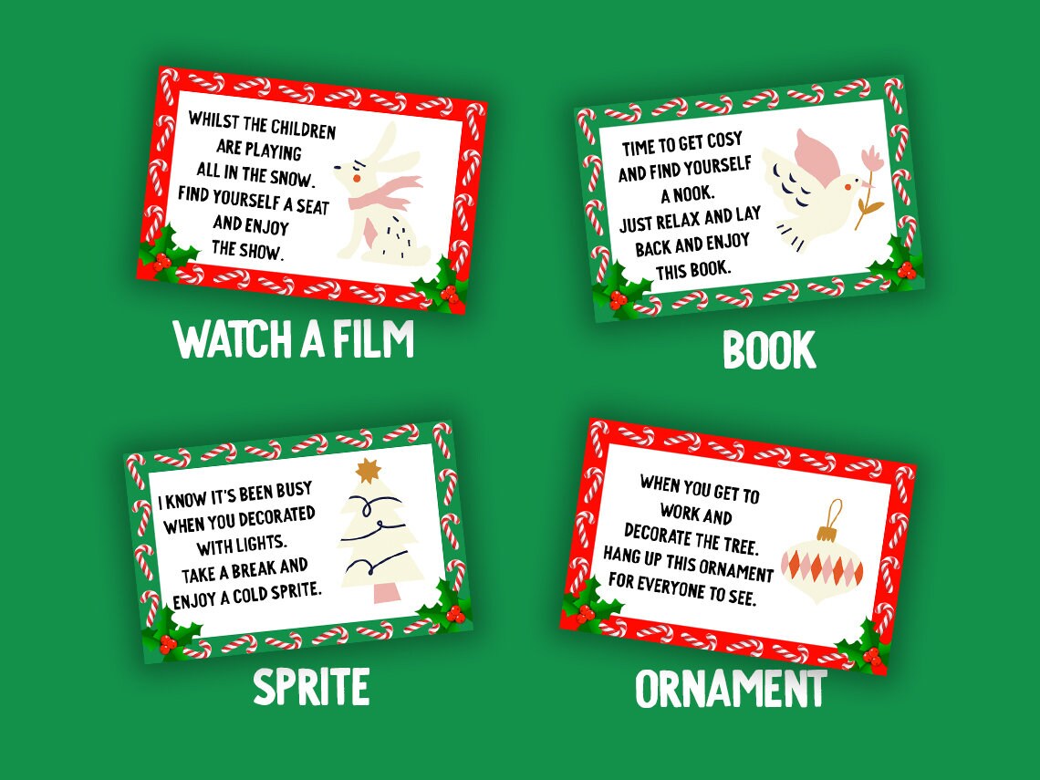 12 Days of Christmas Gift Tags || Printable 12 Days of Christmas Gifts ...