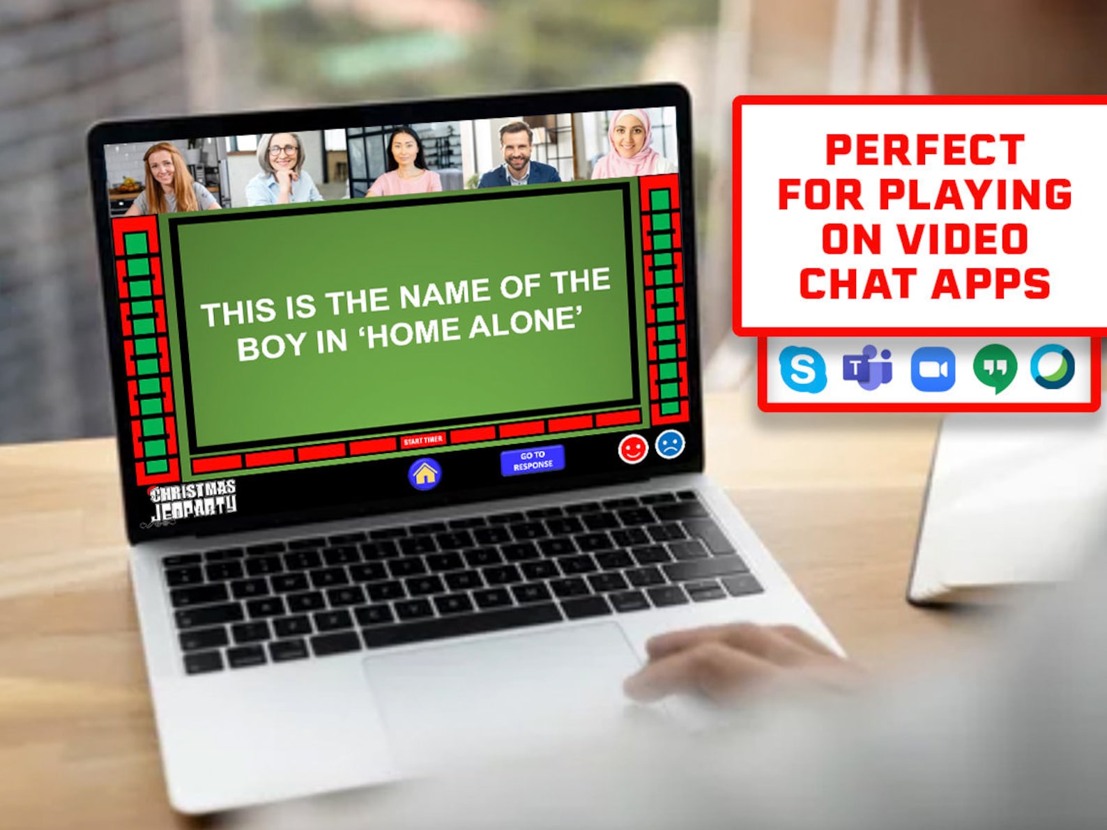 Christmas Jeoparty Powerpoint Game || Christmas Jeopardy Game ...