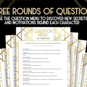 Who Killed Gatsby? 1920s Murder Mystery Game || 20s Murder Mystery ...