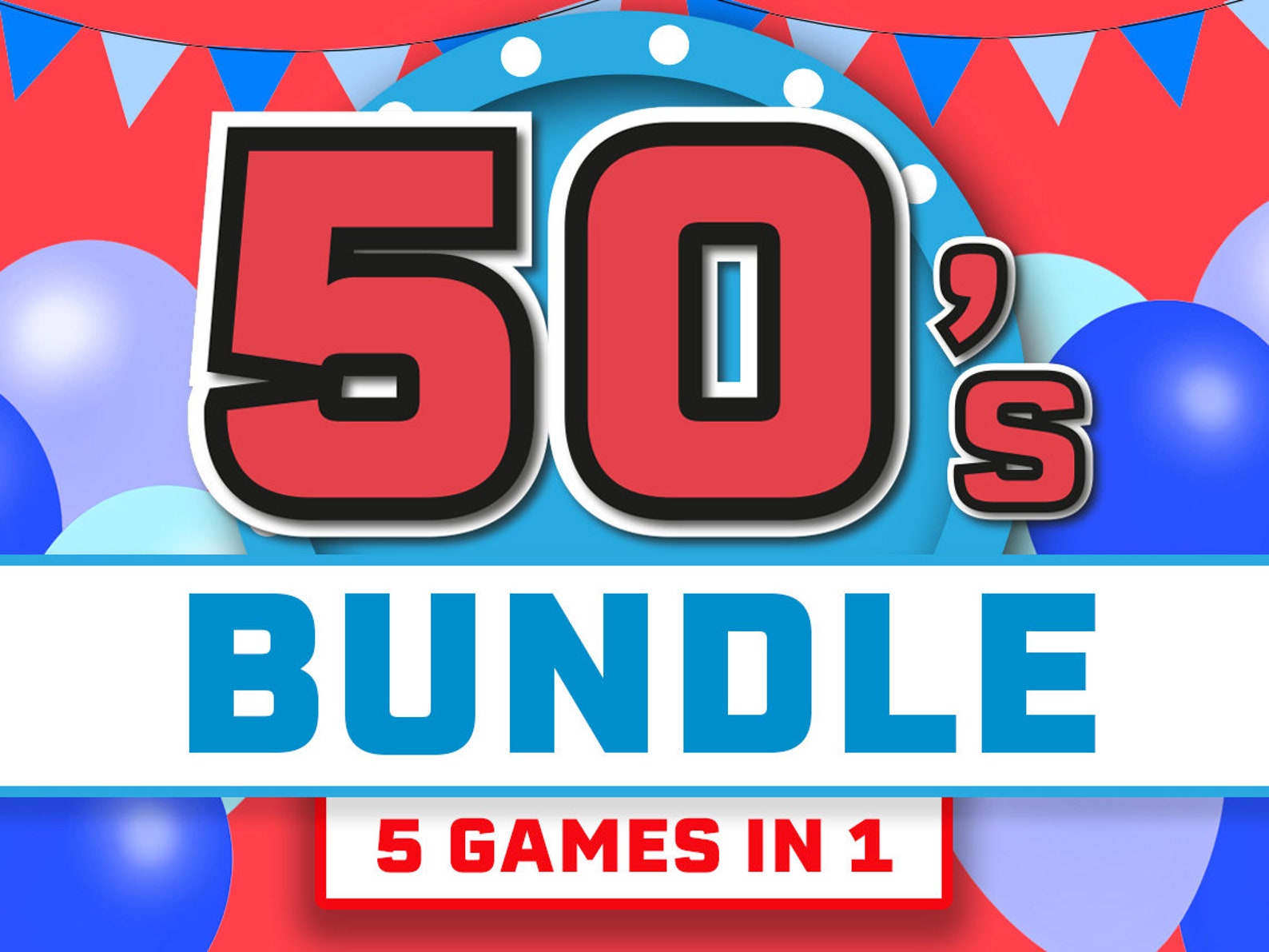 50's Party Games Bundle 50's Themed Games 1950 - Etsy Canada