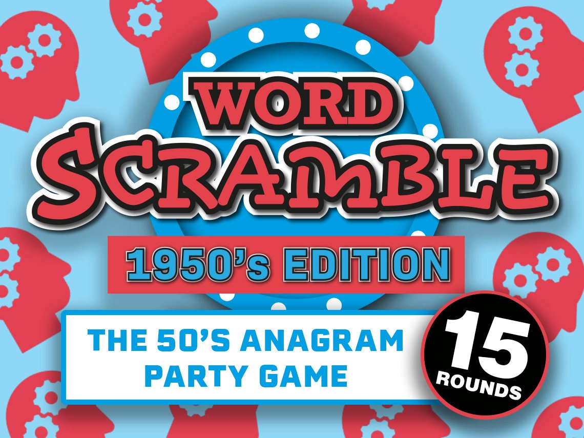 50's Party Games Bundle 50's Themed Games 1950 - Etsy