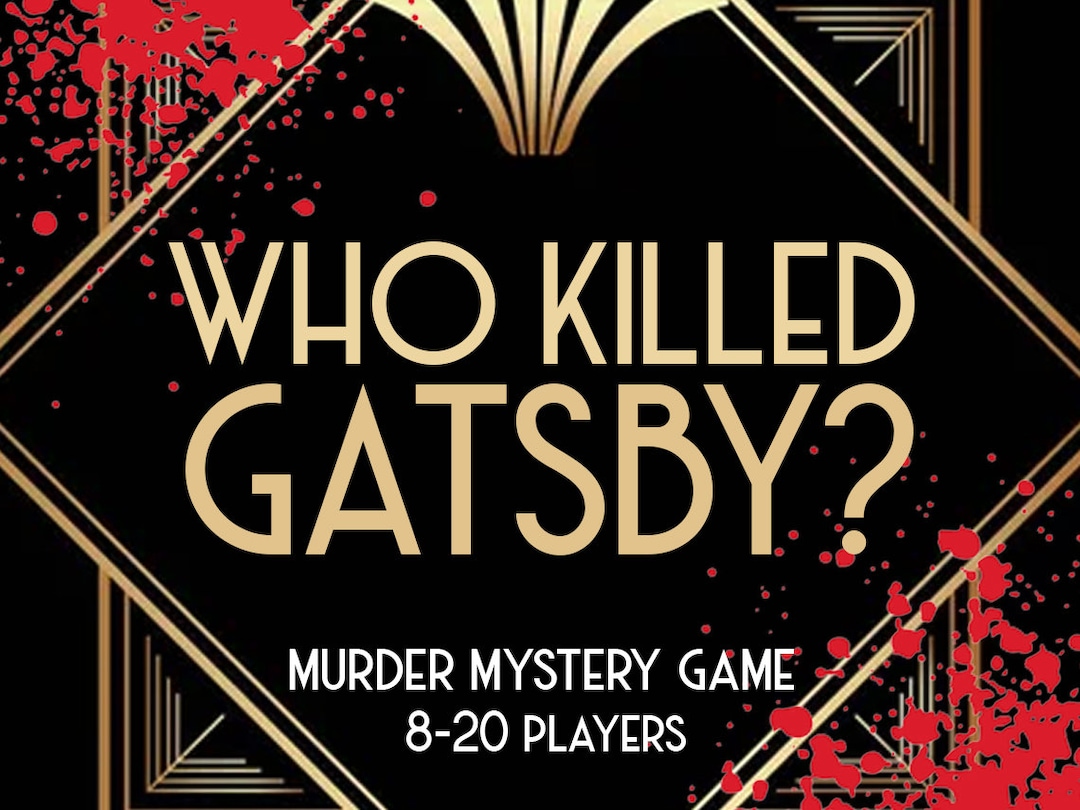 Who Killed Gatsby? 1920s Murder Mystery Game || 20s Murder Mystery ...