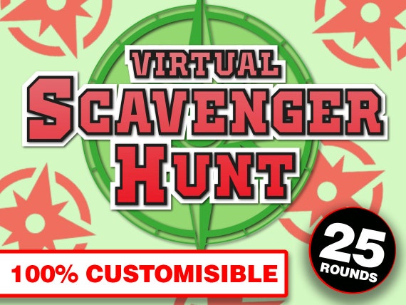 Virtual Scavenger Hunt Powerpoint Party Game Virtual Party - Etsy India