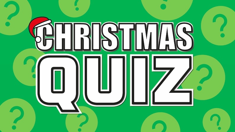Christmas Quiz Game Christmas Party Game Games for - Etsy UK