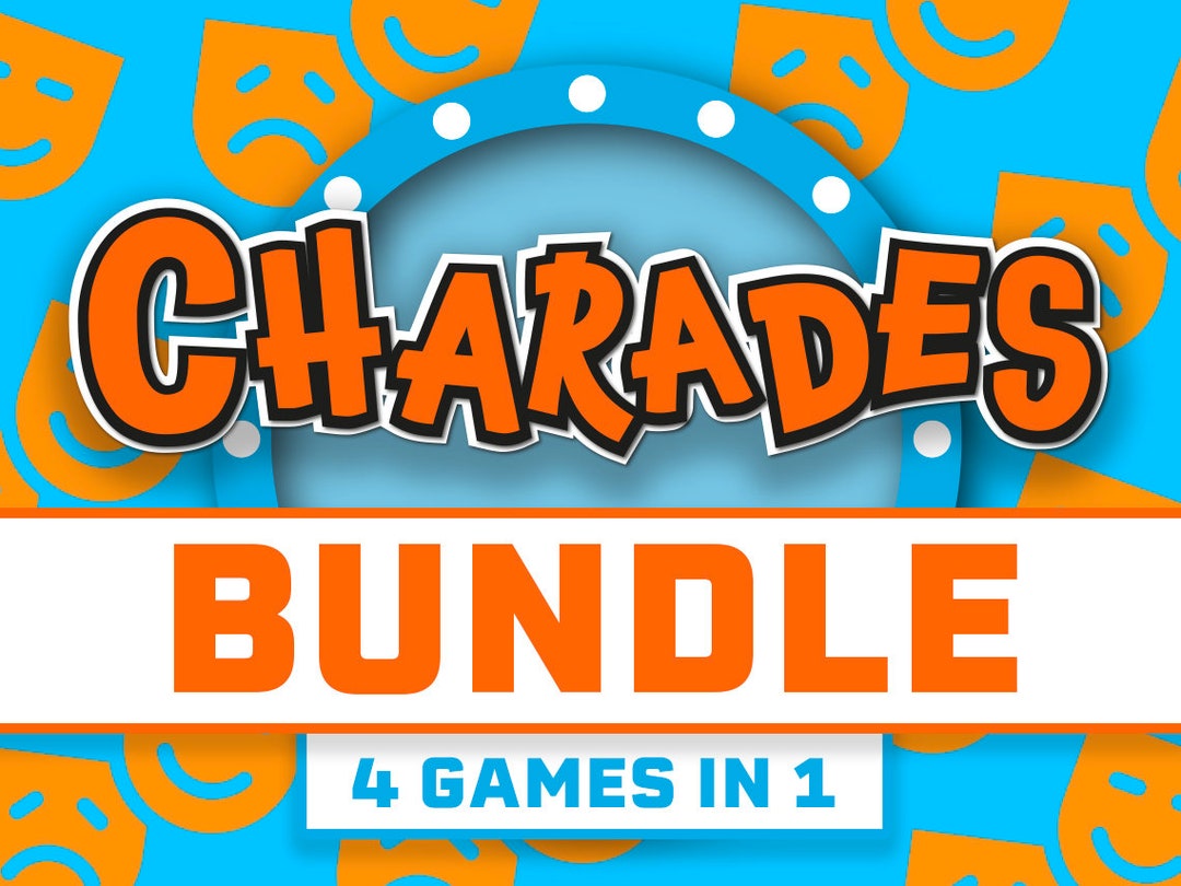Charades Bundle || Powerpoint Party Games Bundle || Charades Cards Game ...