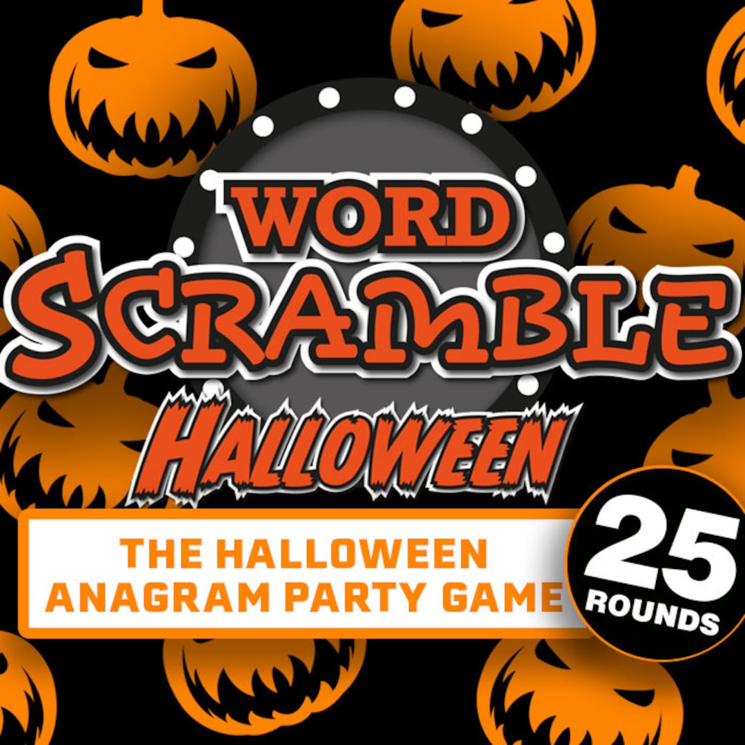 Word Scramble Halloween Edition || Halloween Party Game || Games for ...