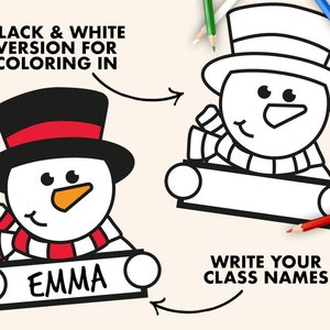 Snowman Christmas Bulletin Board Kit || December Bulletin Boards ...