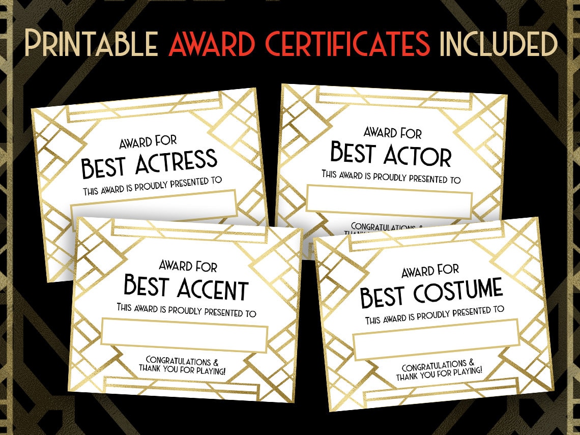Who Killed Gatsby? 1920s Murder Mystery Game || 20s Murder Mystery ...