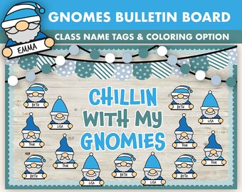Elf Christmas Bulletin Board Kit || December Bulletin Boards Digital ...