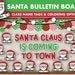 Santa Claus Christmas Bulletin Board Kit December Bulletin Boards ...