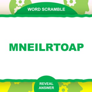 Word Scramble Party Game || Powerpoint Party Games for Zoom || Anagram ...