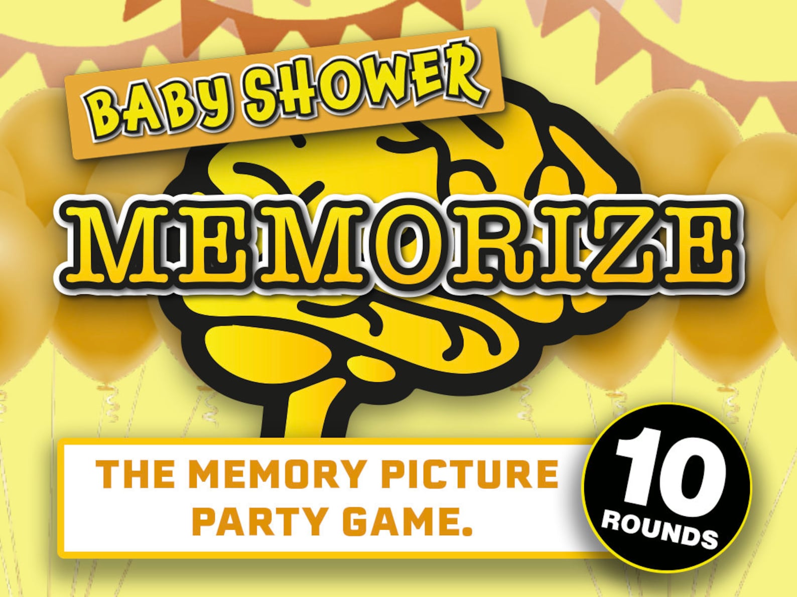 Baby Shower Memorize || Memory Shower Game || Virtual Baby Shower Games ...