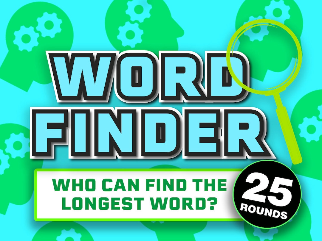 Word Finder Virtual Party Game || Powerpoint Games for Zoom || Virtual ...