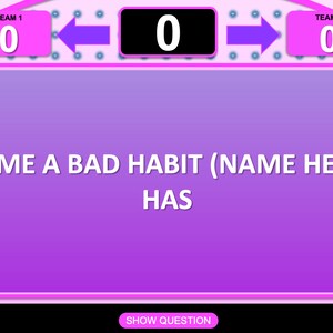 Birthday Girl Trivia Family Powerpoint Party Game || Virtual Game ...