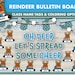 Reindeer Christmas Bulletin Board Kit || December Bulletin Boards ...