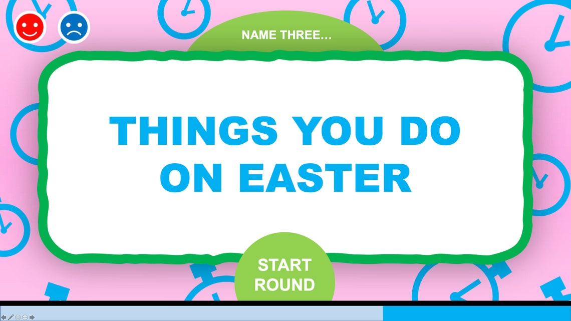 Easter 5 Second Game Easter Party Game Games for Easter | Etsy