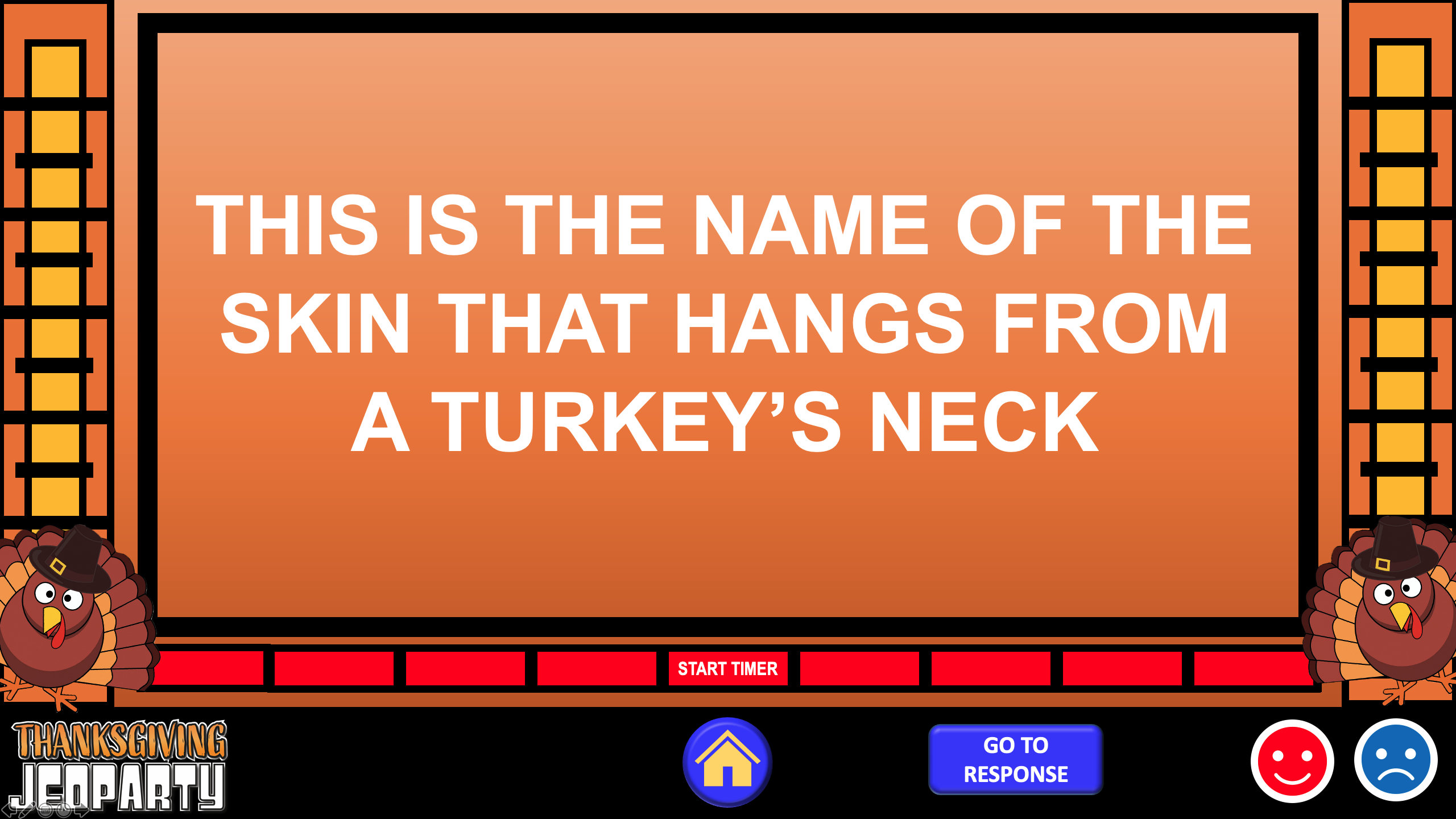 Thanksgiving Jeoparty Powerpoint Game Thanksgiving Jeopardy - Etsy