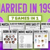41st Anniversary Party Games || Married in 1982 Games Bundle ...