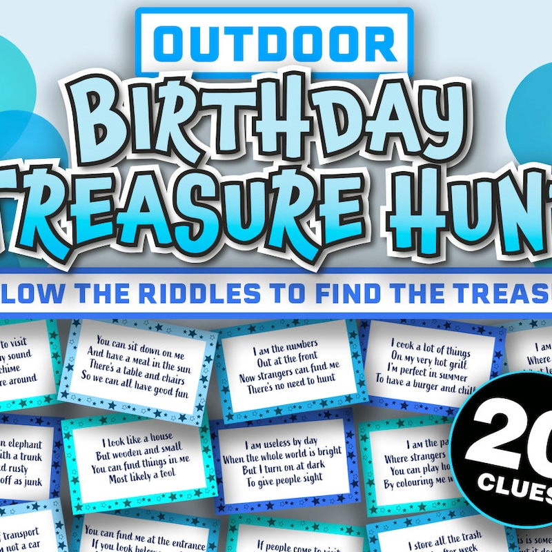 Printable Scavenger Hunt - Etsy