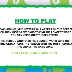 Word Finder Virtual Party Game || Powerpoint Games for Zoom || Virtual ...