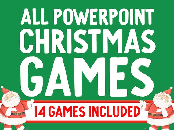 All Powerpoint Christmas Games Bundle Virtual Christmas - Etsy