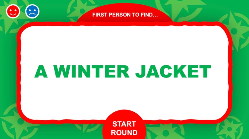 Virtual Scavenger Hunt Christmas || Christmas Party Game || Games for ...