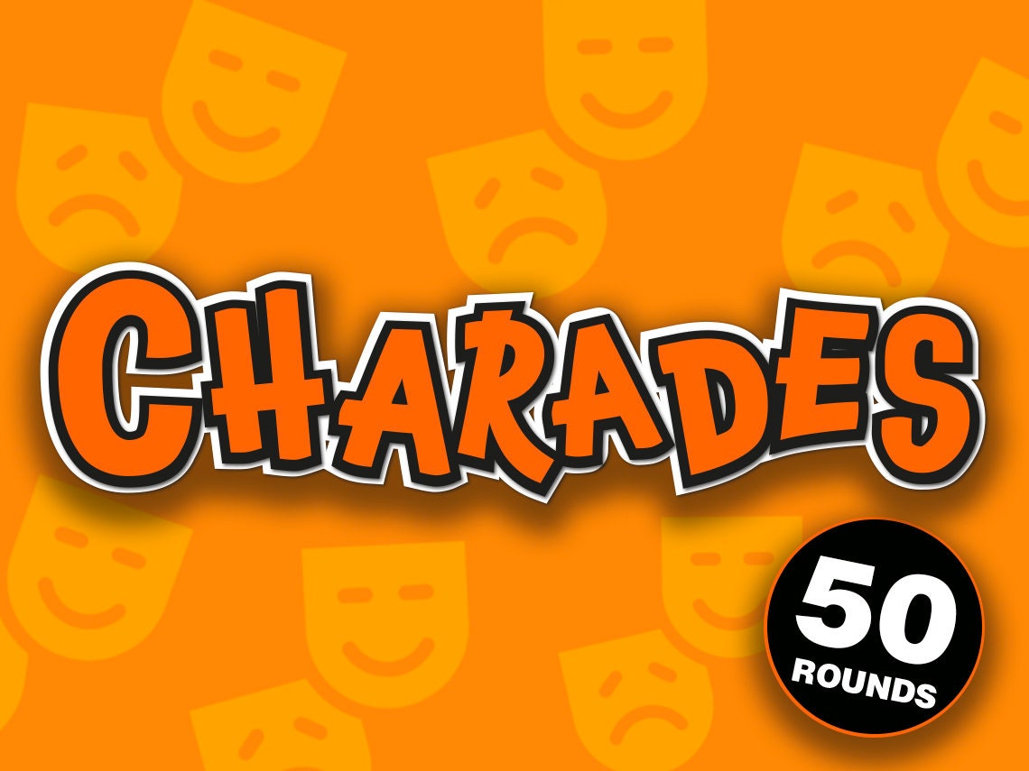 Charades Bundle Powerpoint Party Games Bundle Charades - Etsy Canada