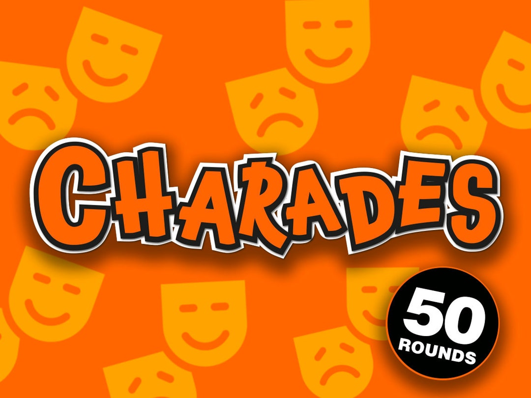 Charades Party Game || Charades Powerpoint Game for Zoom || Virtual ...
