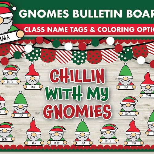 Reindeer Christmas Bulletin Board Kit December Bulletin - Etsy