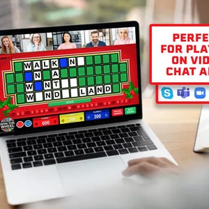 Wheel of Christmas Powerpoint Game || Christmas Wheel of Fortune Game ...