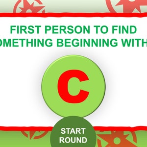 Virtual Scavenger Hunt ABC Powerpoint Party Game || Virtual Party Games ...