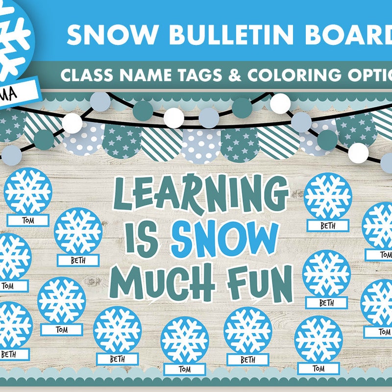 Winter Bulletin Boards - Etsy