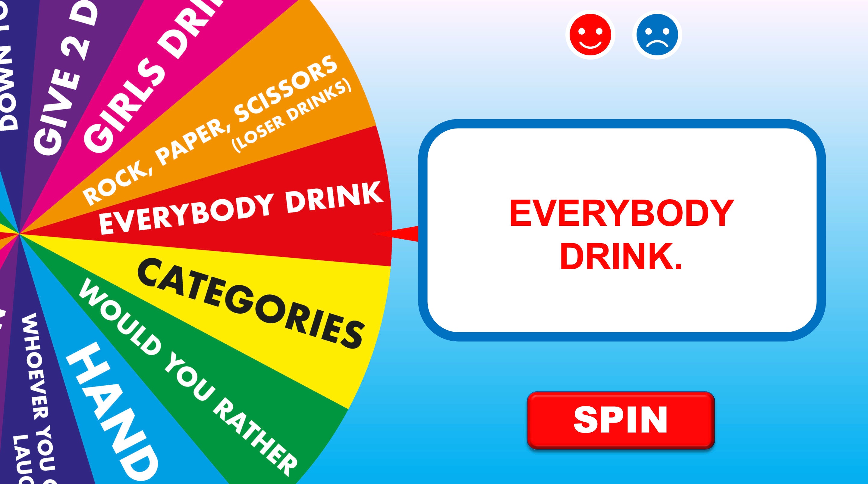 Spin the Bottle Virtual Drinking Game || Powerpoint Drinking Game for ...