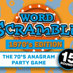 70's Party Games Bundle || 70's Themed Games || 1970 Party Games || 70s ...