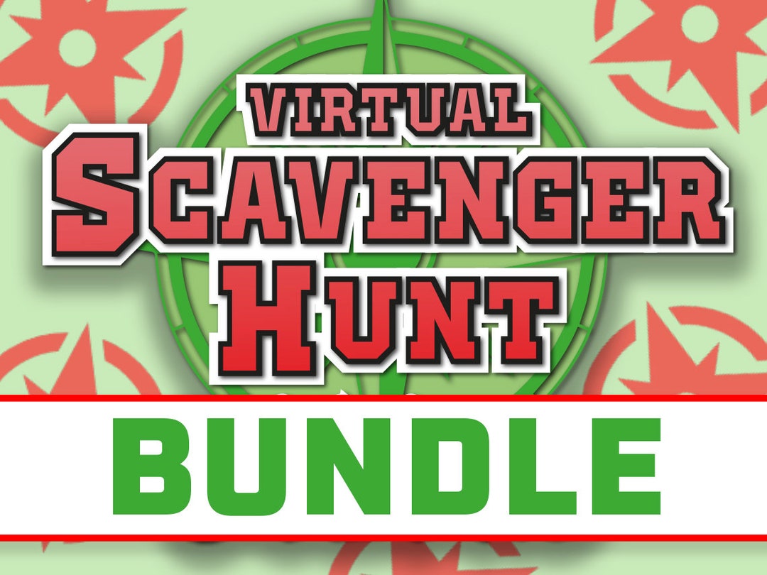 Virtual Scavenger Hunt Bundle Powerpoint Party Game || Virtual Party ...