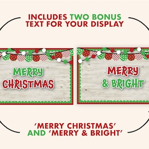 Stocking Christmas Bulletin Board Kit || December Bulletin Boards ...