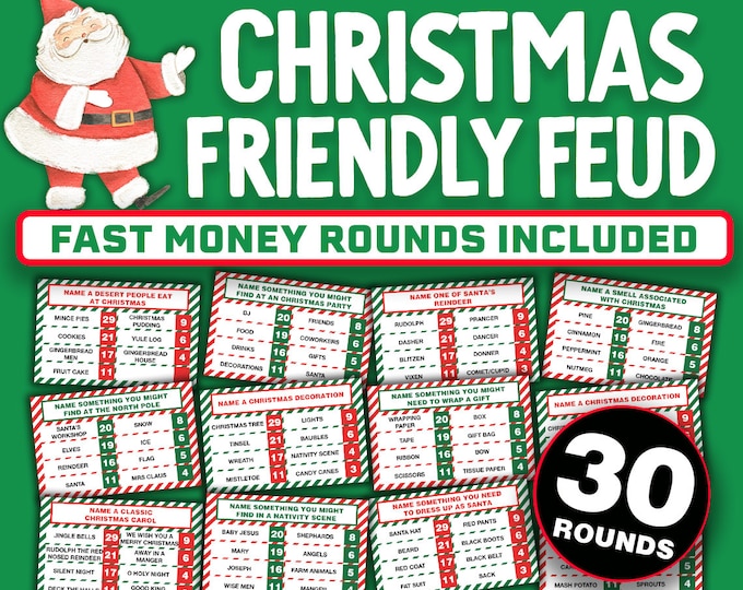 Wheel of Christmas Powerpoint Game || Christmas Wheel of Fortune Game ...