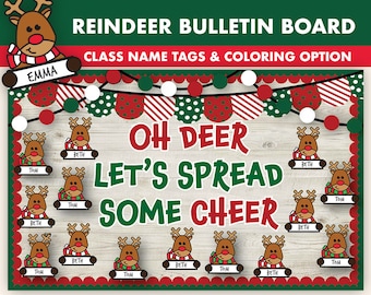 Stocking Christmas Bulletin Board Kit || December Bulletin Boards ...