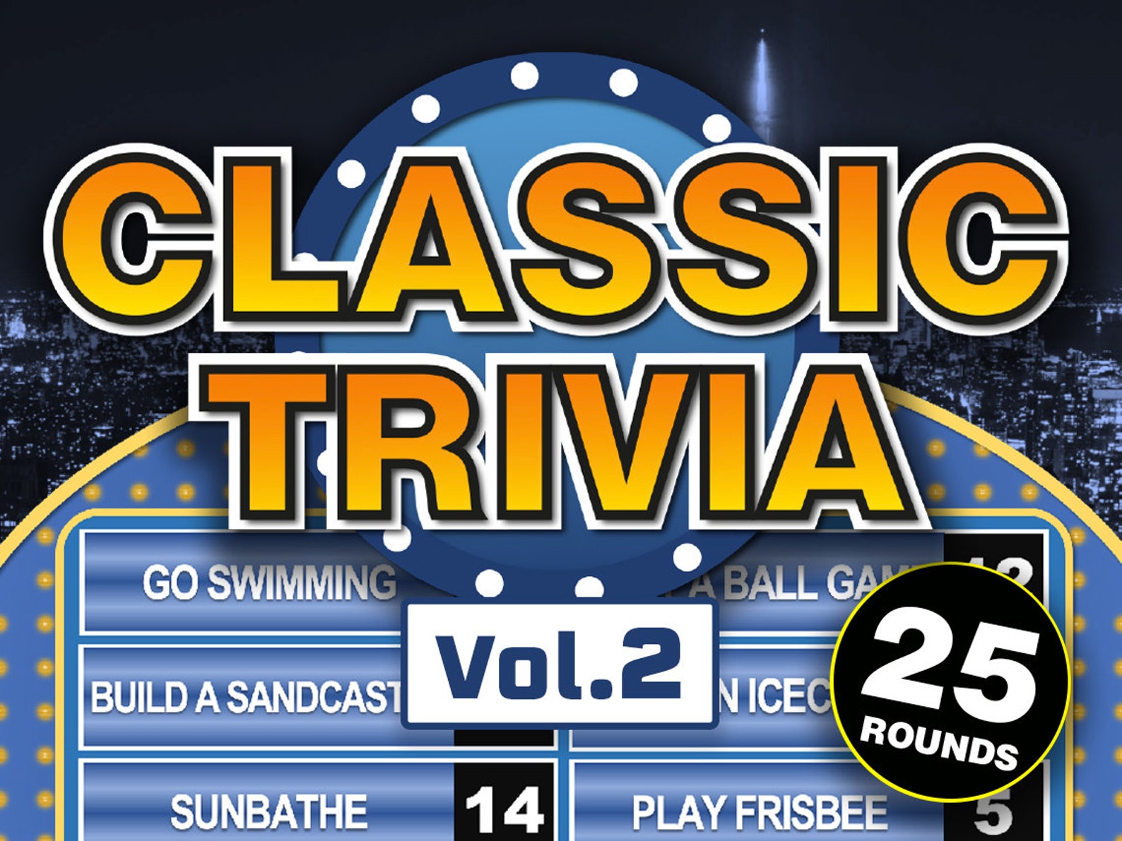 Classic Trivia Vol.2 Family Powerpoint Party Game Family | Etsy UK