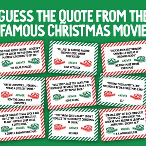 Christmas Name That Movie || Printable Christmas Family Feud Game ...