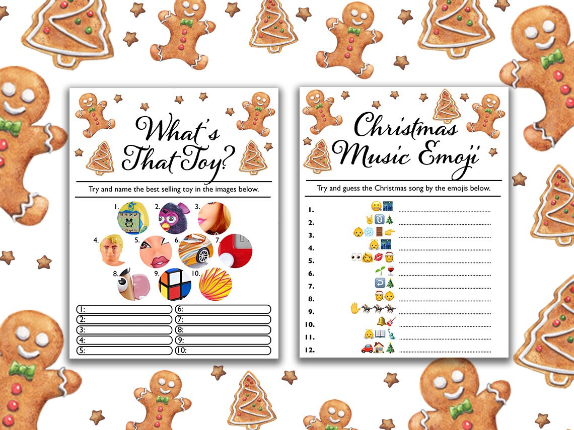 12 Christmas Games Printable Bundle Christmas Party Games - Etsy UK