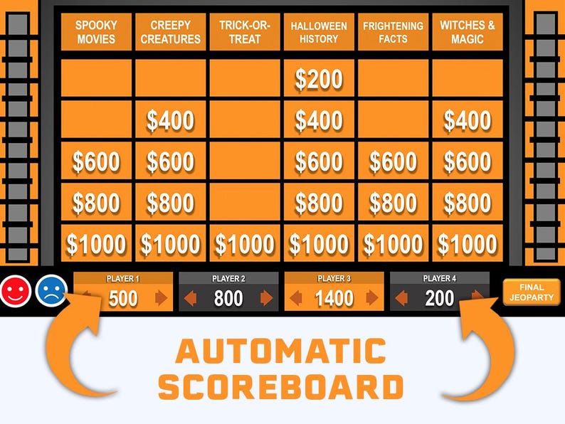 Halloween Jeoparty Powerpoint Game || Halloween Jeopardy Game ...