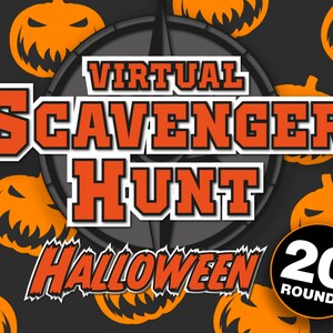 Virtual Scavenger Hunt Halloween Halloween Party Game | Etsy