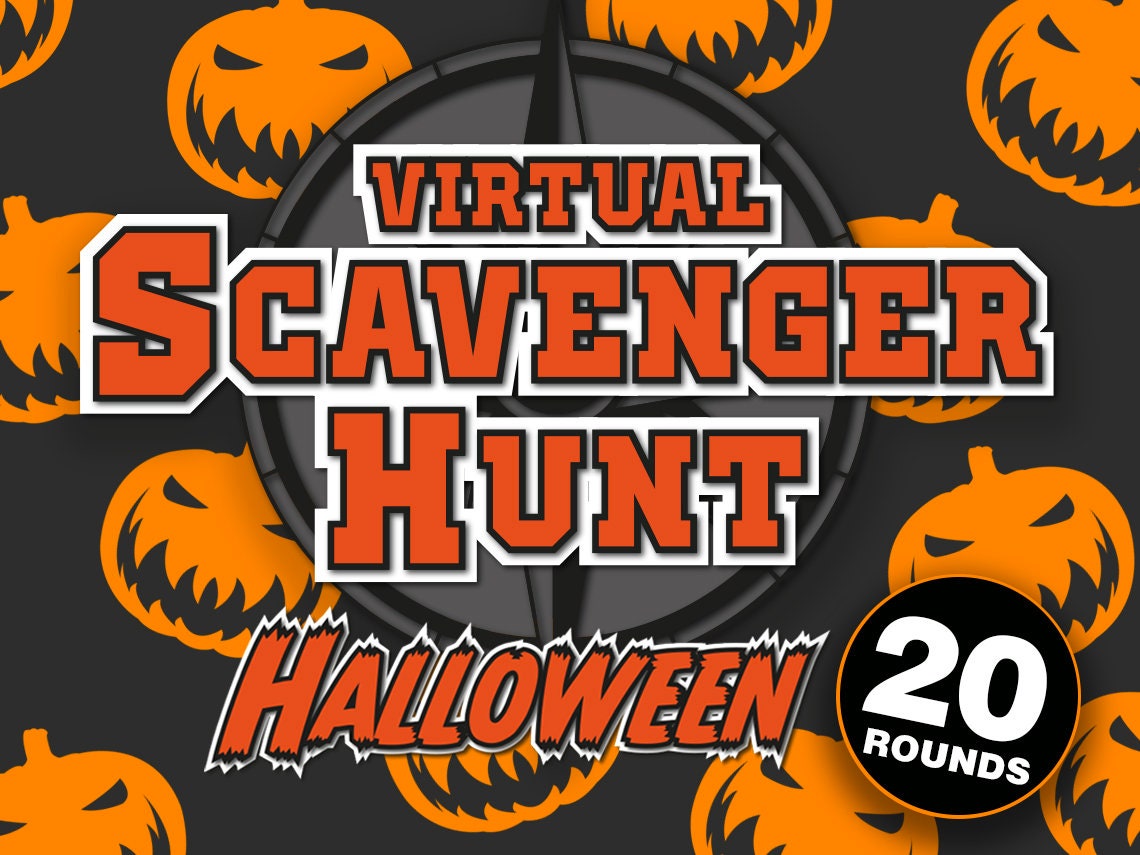 Virtual Scavenger Hunt Halloween Halloween Party Game | Etsy