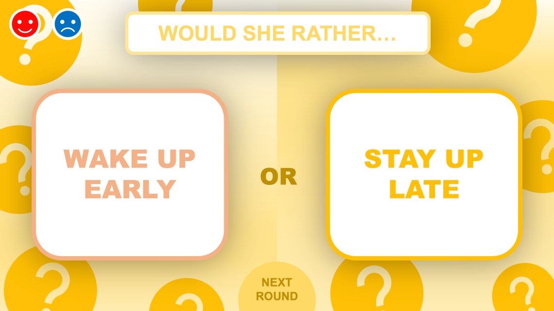 Would She Rather Virtual Baby Shower Games for Zoom Online - Etsy