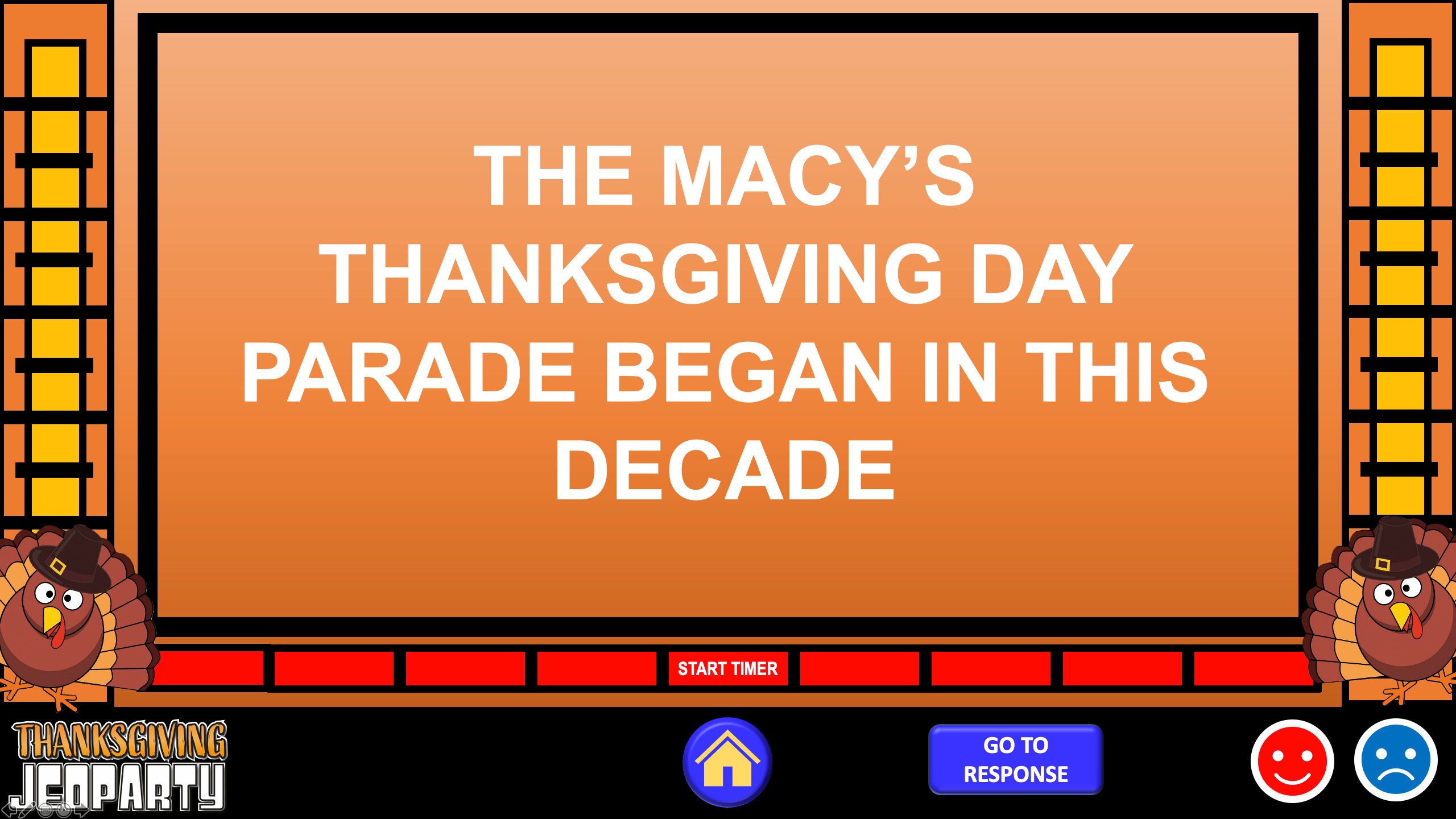 Thanksgiving Jeoparty Powerpoint Game || Thanksgiving Jeopardy Game ...