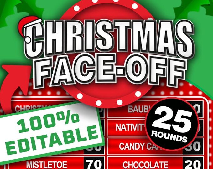 Wheel of Christmas Powerpoint Game || Christmas Wheel of Fortune Game ...