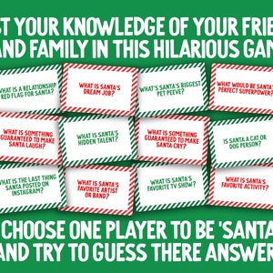 What Did Santa Say? Christmas Party Game || Printable Christmas Party ...