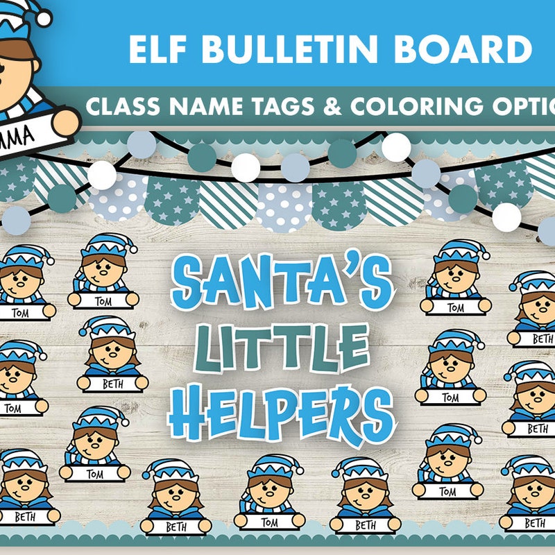 Christmas Bulletin Board Kit - Etsy