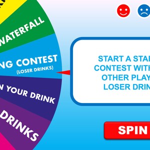 Spin the Bottle Virtual Drinking Game || Powerpoint Drinking Game for ...